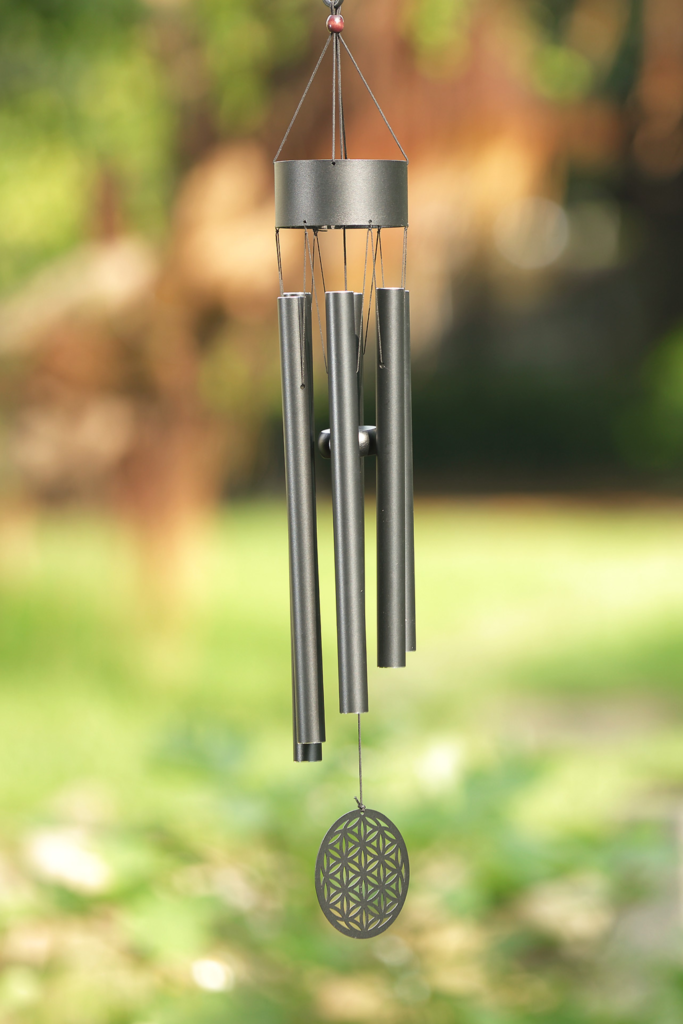 32” Ring Top Sacred Geometry Wind Chime - Dionysus Artcrafts - Wind ...