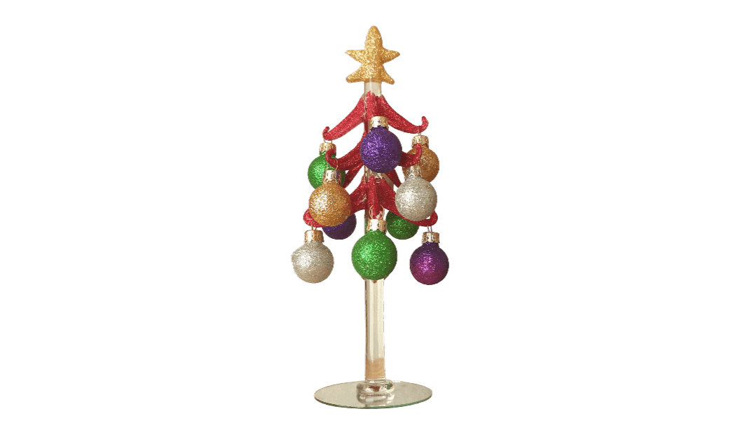 Glass Christmas Tree Décor Dionysus Artcrafts Wind Chime