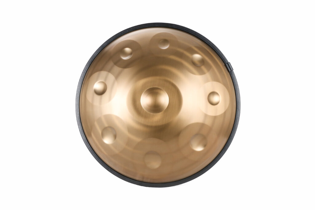 22” Golden Spiral Handpan Drum 9 Tones - Dionysus Artcrafts - Wind ...