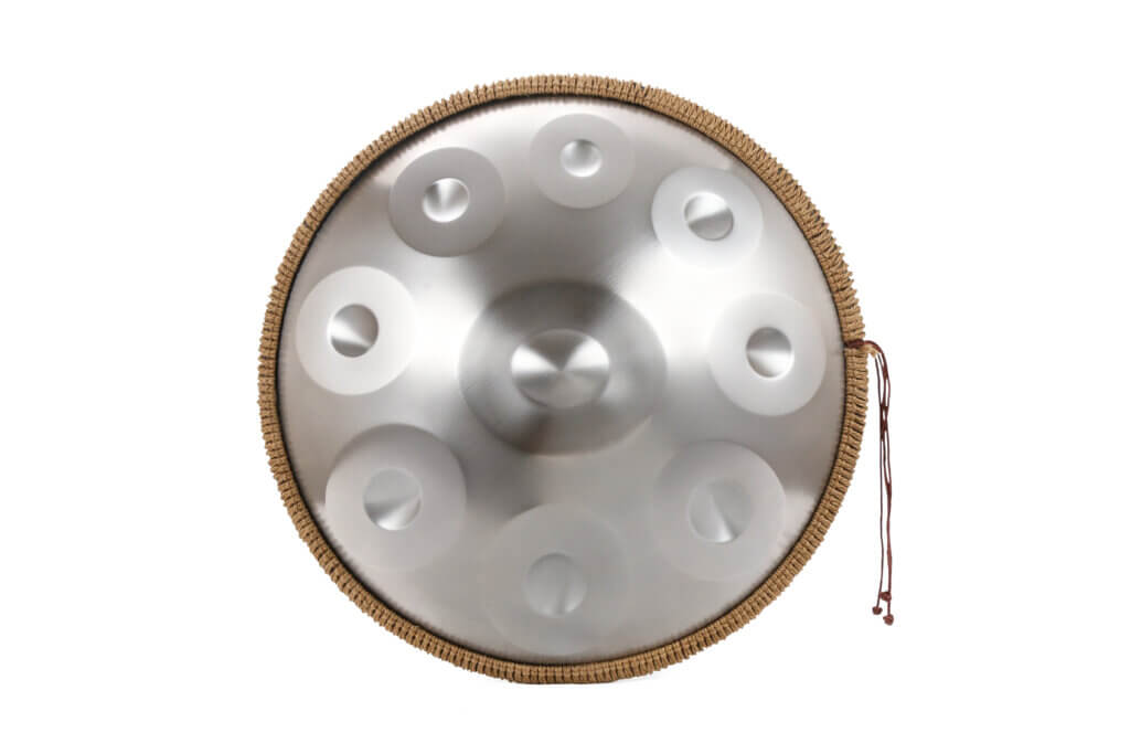 22” Silver Handpan Drum 9 Tones - Dionysus Artcrafts - Wind Chime ...